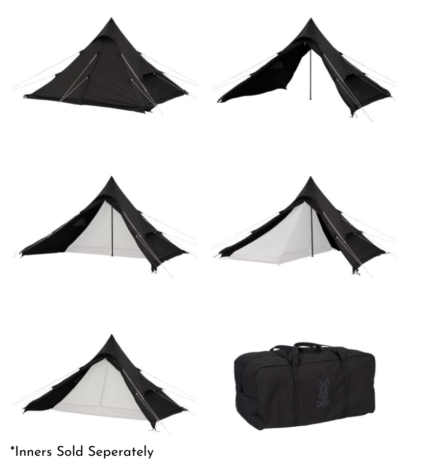DOD Outdoors Apex Tipi light Tent | 3m – Nomadic